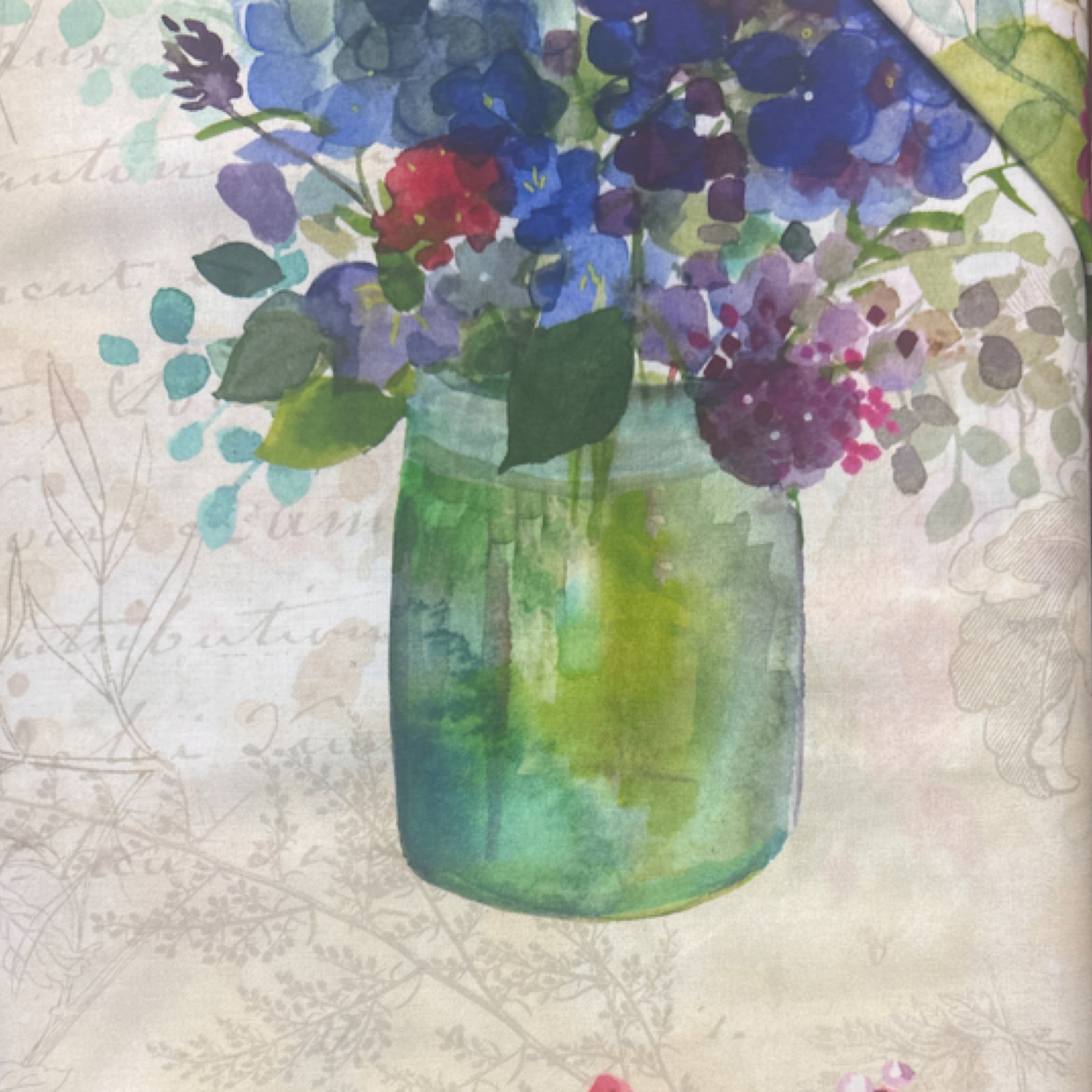 Cloth works Garden Fresh Panel Multicolor | Leatherstocking Quilts